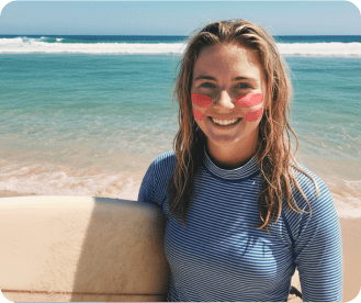 RED NATURAL COLOURED ZINC STICKS, SPF 50+ - LITTLE URCHIN